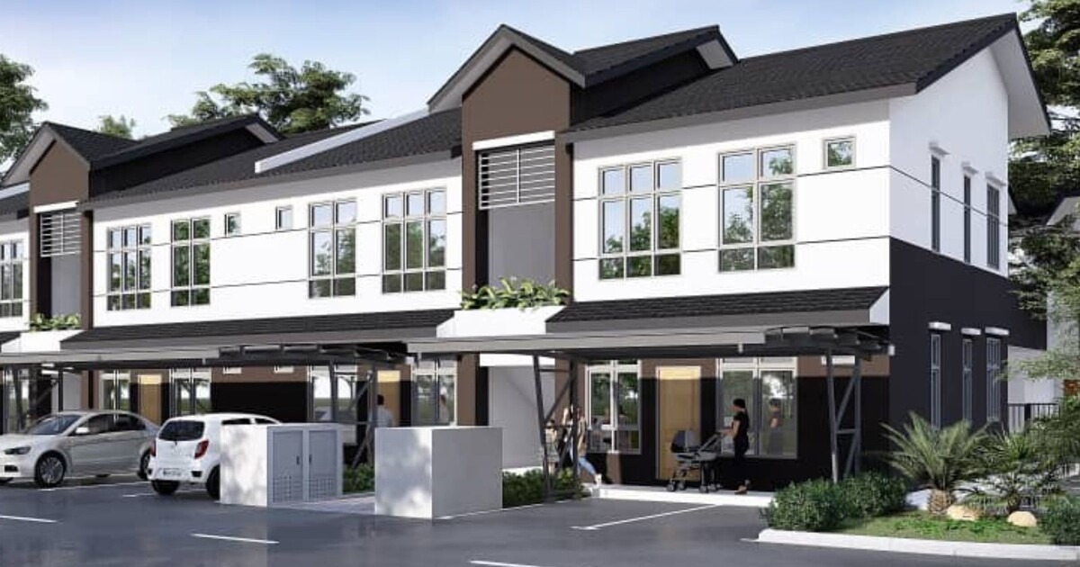 Taman Tehel Indah, Double Storey Townhouse @ Bukit Katil, Melaka | New ...