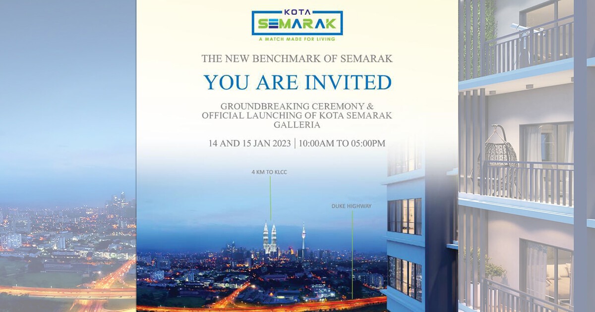 You Are Cordially Invited: Kota Semarak Galleria Official Launching 🎉 ...