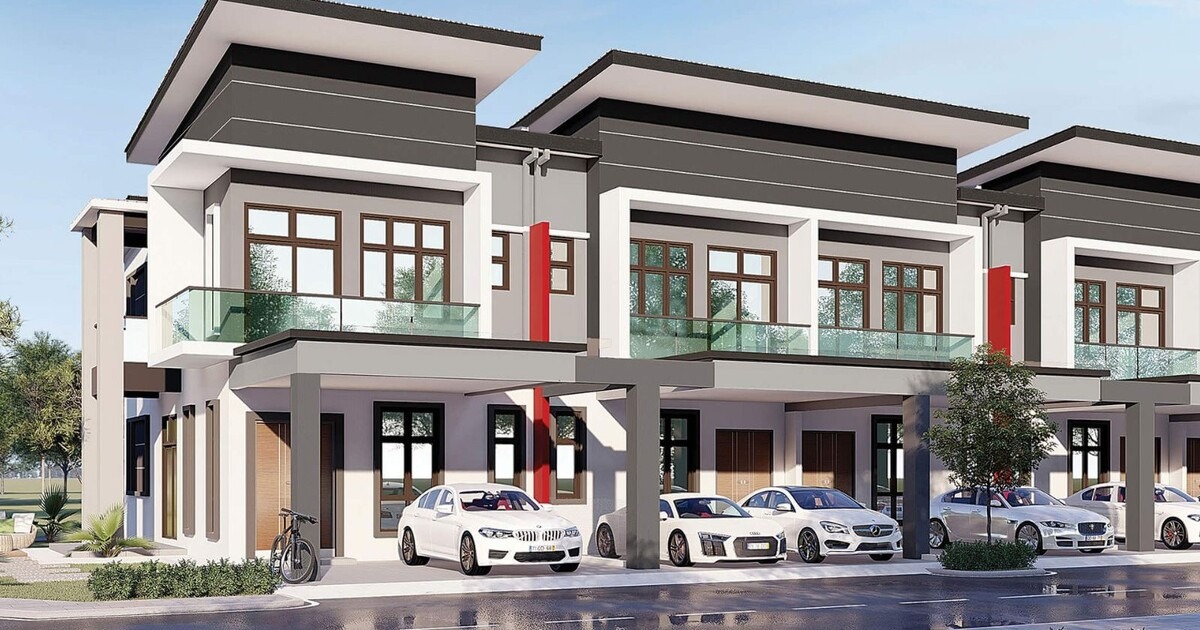 Double Storey Terrace, Taman Merlimau Mutiara Phase 1 @ Merlimau ...