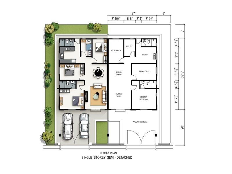 [Bahasa] 1-Storey Semi-D @ Taman Pulasan 3, Guar Chempedak, Yan, Kedah ...