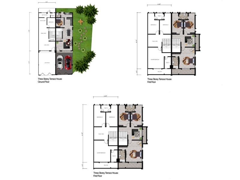 Taman Seri Valdor, 2 & 3 Storey Terrace @ Sungai Jawi, Pulau Pinang | New 2 Storey Terrace & 3 ...