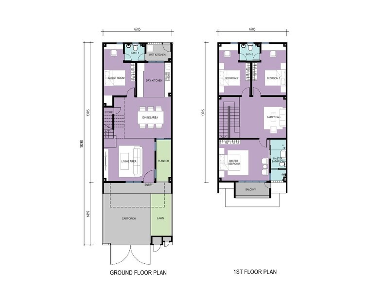 Dua Ruby Parkhomes, Double Storey Terrace @ Dengkil, Selangor | New ...