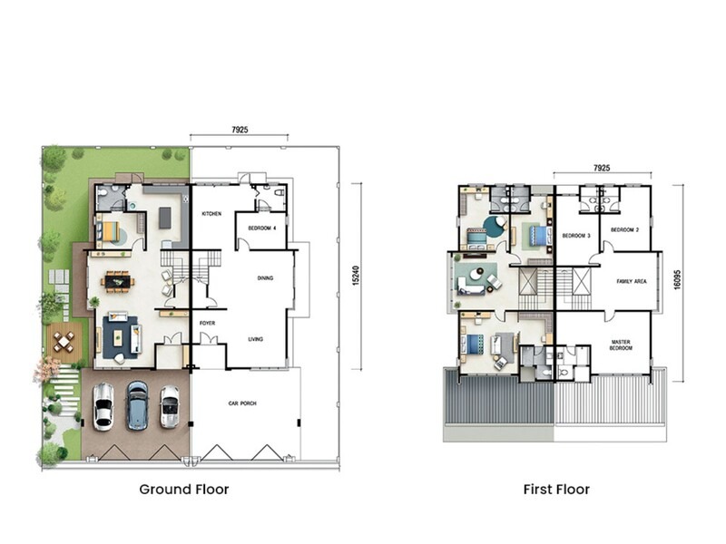 Sierra 3A Elegant @ Bukit Banyan, Kedah | New 2-storey Semi-D Homes ...