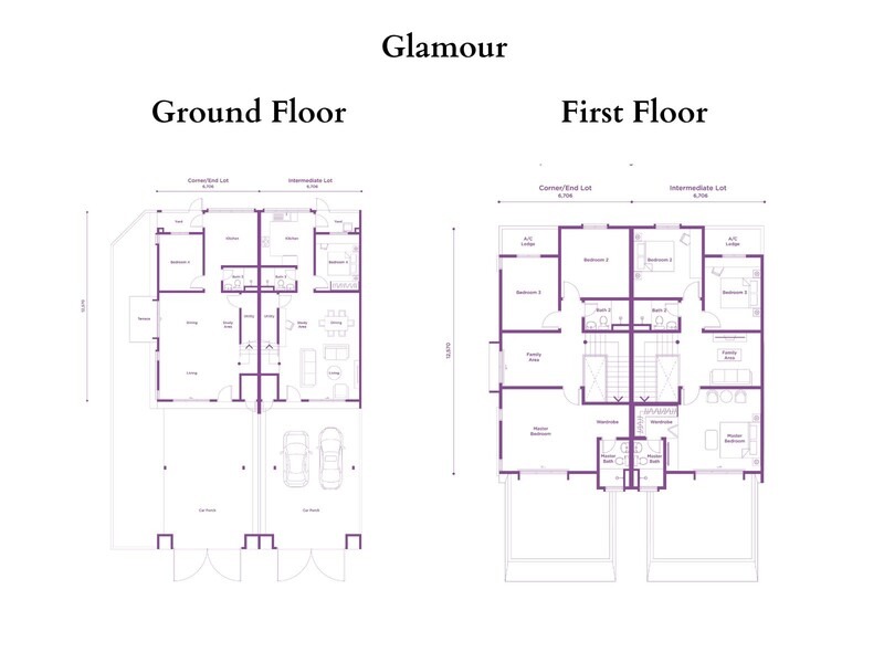 Double Storey Terrace Homes (Glamour & Shine) @ Amansara North, Setia ...